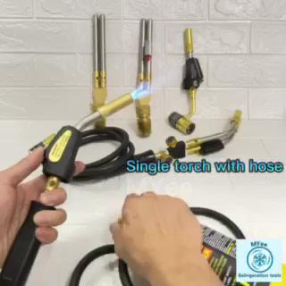 welding pipe torch & mapp gas & rod copper single / double barrel torch ...