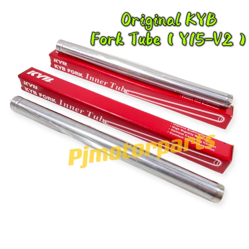 Yamaha Y15 Y15ZR V2 (Original KYB KAYABA) 340mm Standard Motor Front Fork Tube Batang Chrome ...