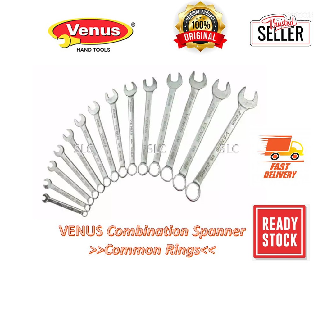 VENUS Combination Spanner Common Ring / Spanar 6MM - 32MM | Shopee Malaysia