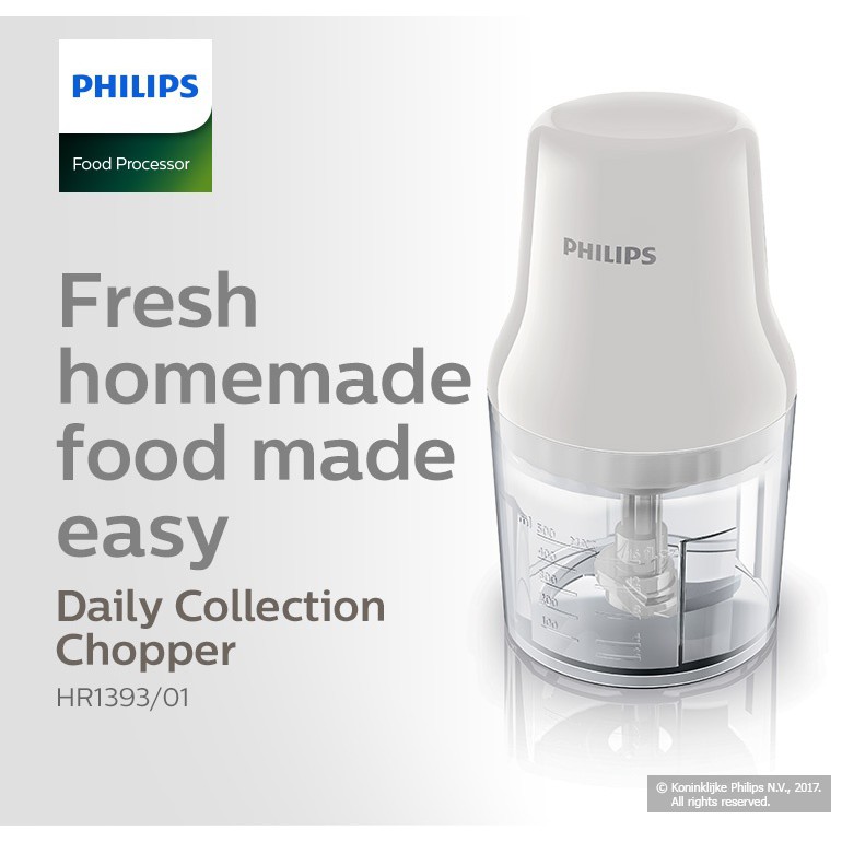 Philips Compact 0.7L Chopper HR1393 | Shopee Malaysia