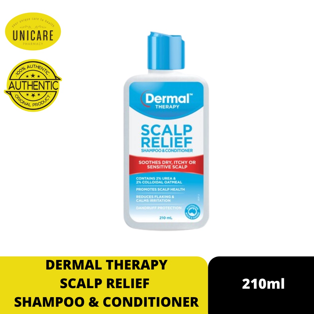 DERMAL THERAPY SCALP RELIEF SHAMPOO & CONDITIONER 210ML | Shopee Malaysia
