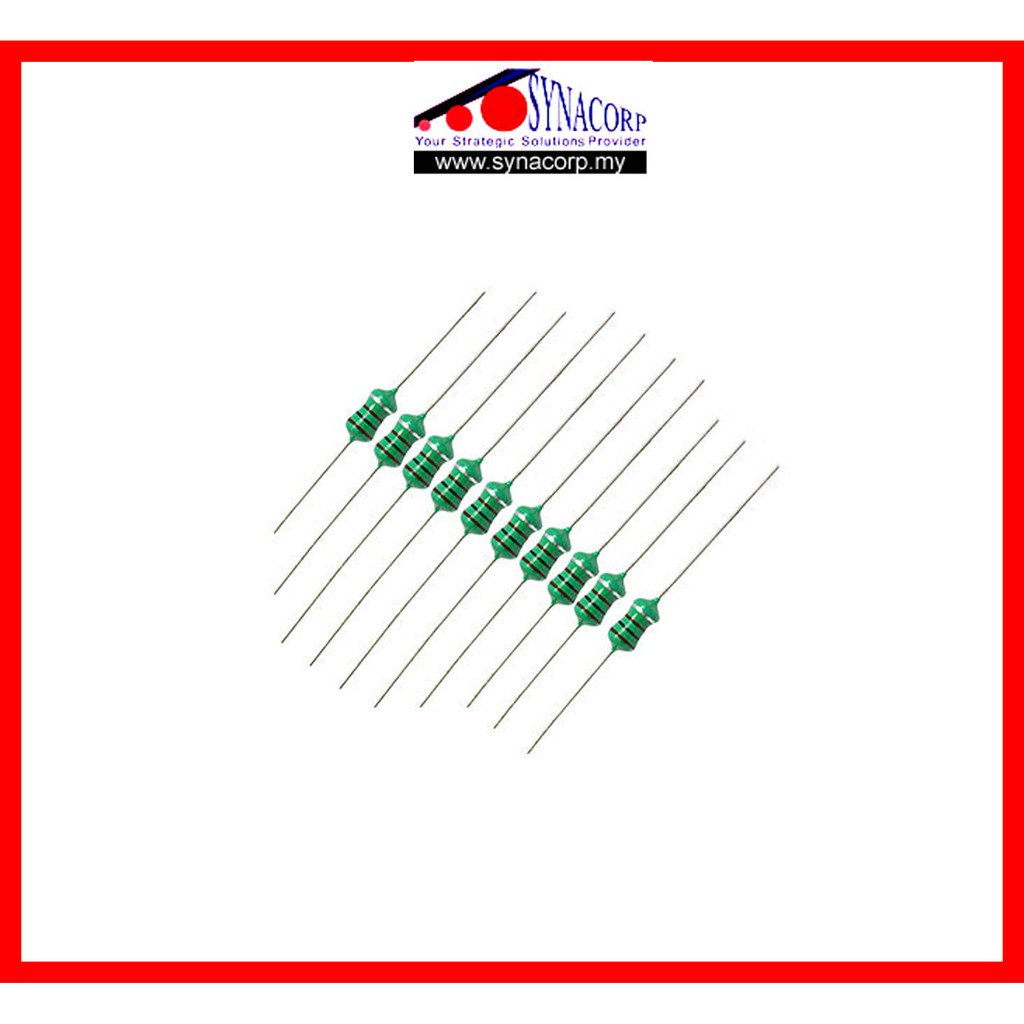 10PCS X 1/2W Axial Inductor 1 uH - 100 mH | Shopee Malaysia