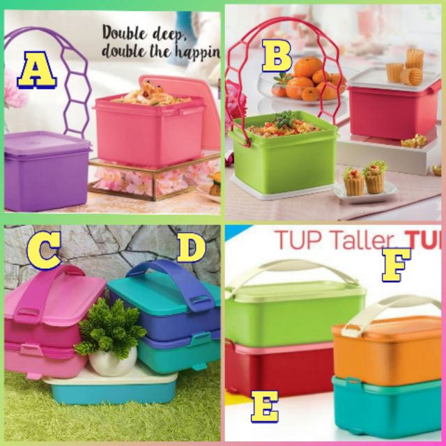 💥💥 Tupperware Double Deep / Click To Go | Shopee Malaysia