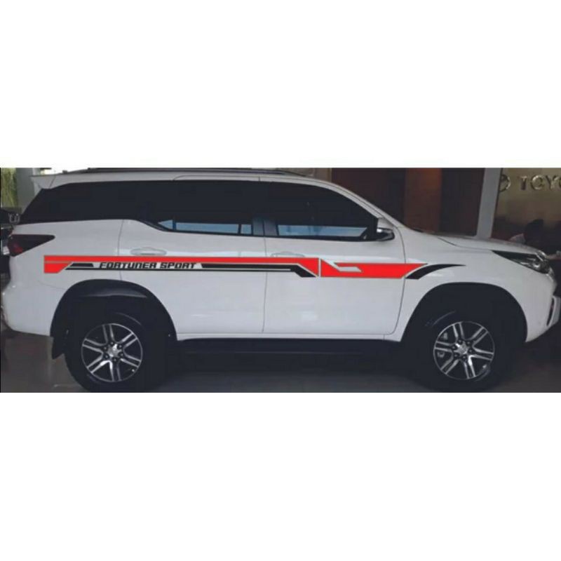 Fortuner sport car stickers, Fortuner pajero innova sigra car list ...