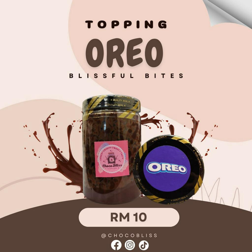 Oreo | Chocojar Sedap & Rangup Free Topping | Kokokrunch | Pelbagai ...
