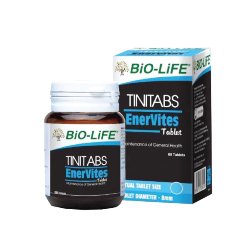 BIO-LIFE TINITABS ENERVITES TAB 60'S | Shopee Malaysia