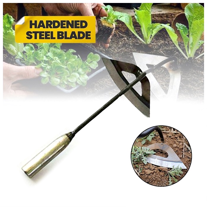 Cangkul Moden All steel Hardened Hollow Hoe Handheld Weeding Rake Farms ...