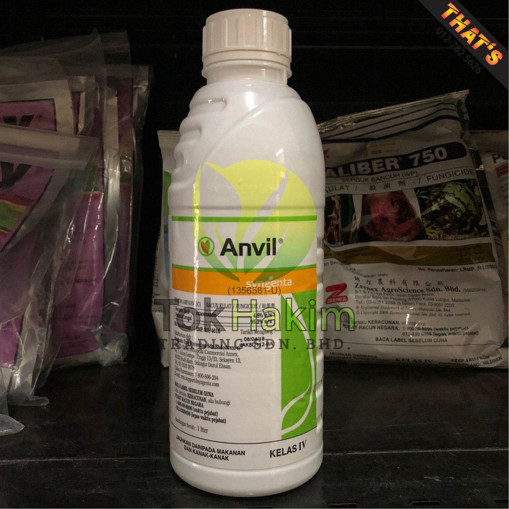 ANVIL Syngenta (Hexaconazole 4.8%) Racun Kulat Akar Putih 1 Liter ...