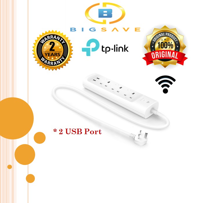 TP-LINK KP303 3 OUTLETS KASA SMART WIFI POWER STRIP | Shopee Malaysia