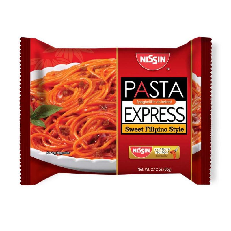 NISSIN PASTA EXPRESS ASSORTED Sweet Filipino Style SPAGHETTI 60 ...