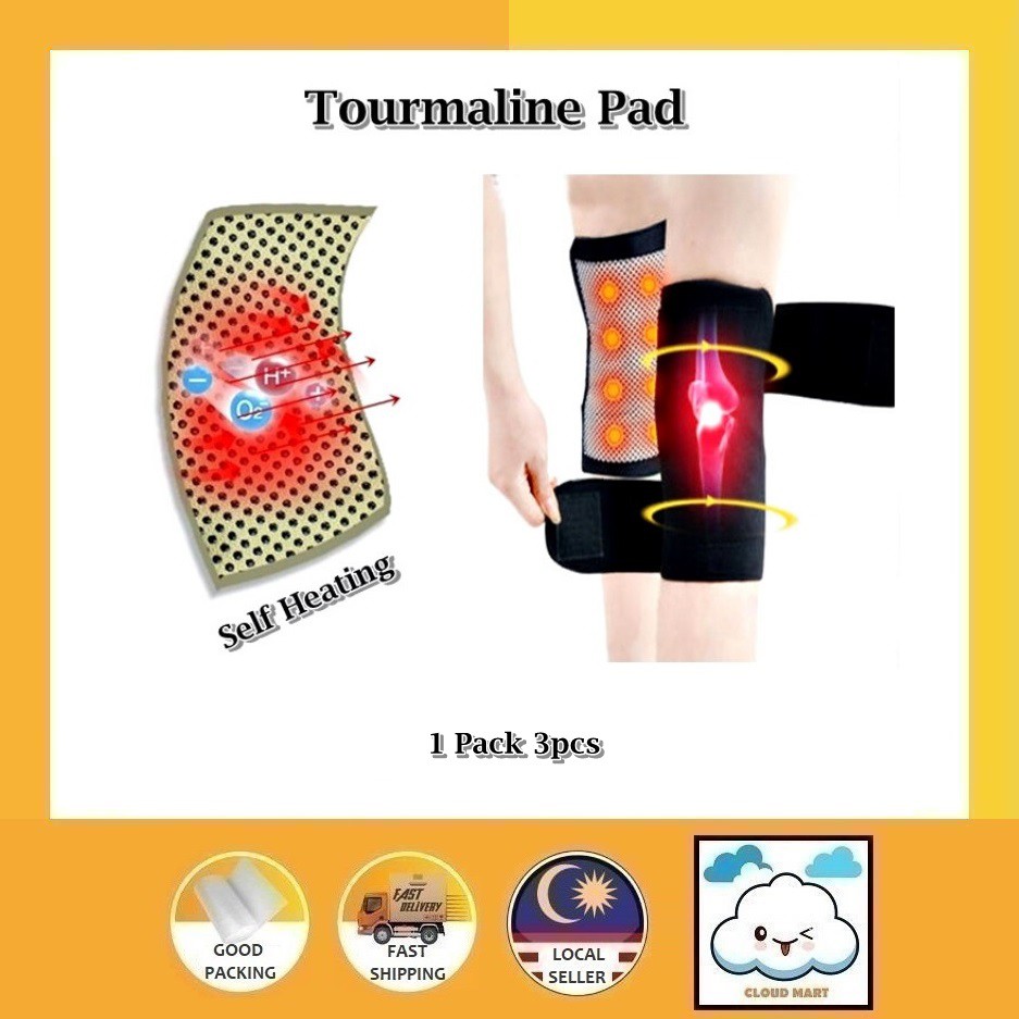 🔥3 PCS🔥 Tourmaline Pad Blood Circulation | Pad Untuk Kaki Dan Lutut ...