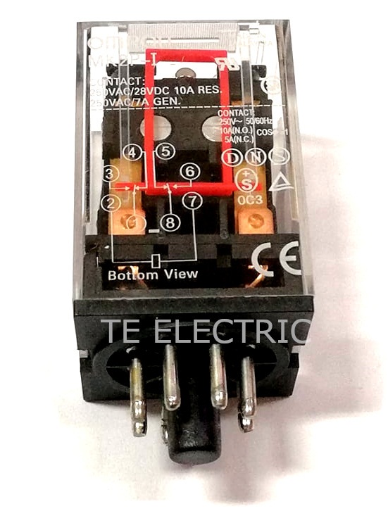 OMRON MK2P-I 240VAC / 24VDC /12VDC 8 PIN ROUND RELAY NON-LATCHING POWER RELAY | Shopee Malaysia