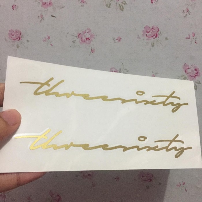 New CUTTING STICKER FRAME BIKE THREESIXTY 3 SIXTY 3SIXTY SIGNATURE | Shopee Malaysia