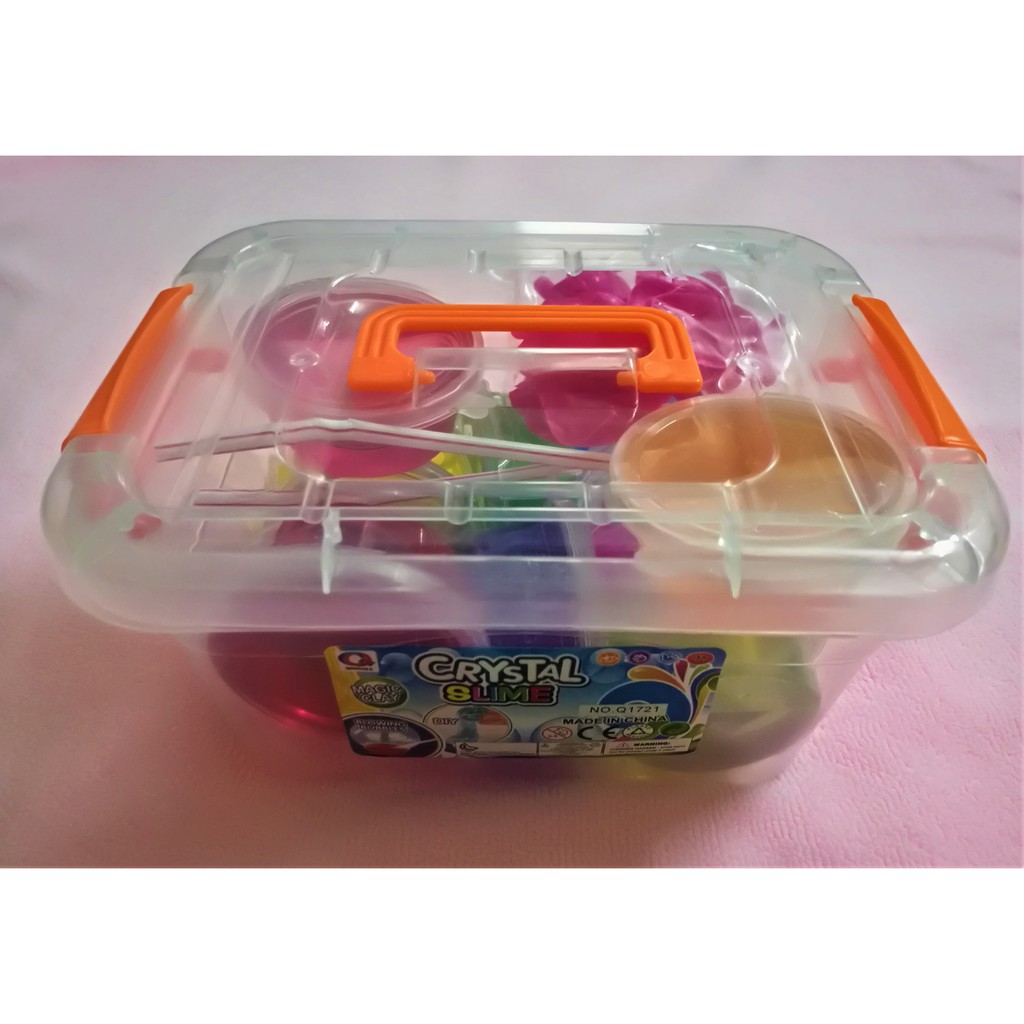 Crystal Slime Box of 12 pcs DIY Slime Kit | Shopee Malaysia