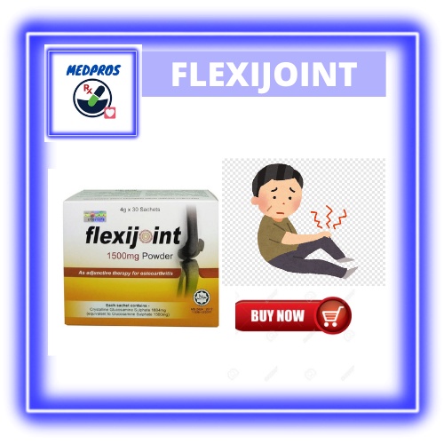 MEDPROS Flexijoint 1500mg (EXP:10/2023) (30 Sachets), (Glucosamine ...