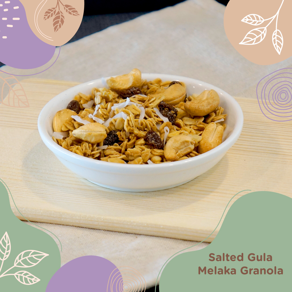 WHOLESOME VILLAGE Salted Gula Melaka Granola (250g) | Shopee Malaysia