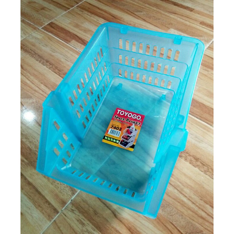[Saiz S & M] Stackable kitchen rack/ rak plastik bertingkat dapur ...
