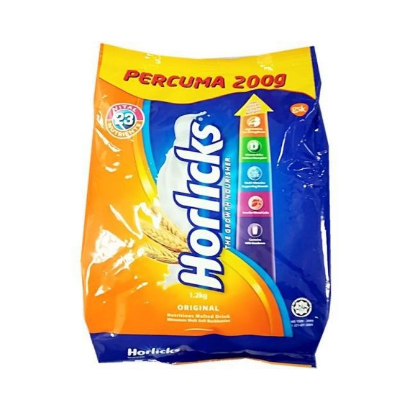 Horlicks Original 360g/900g/1kg+200g/1.8kg/2kgtin | Shopee Malaysia