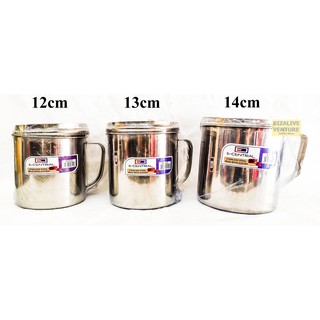 E-CENTRAL Stainless Steel Mug With Cover | Kopitiam | Teko | Teh Tarik ...