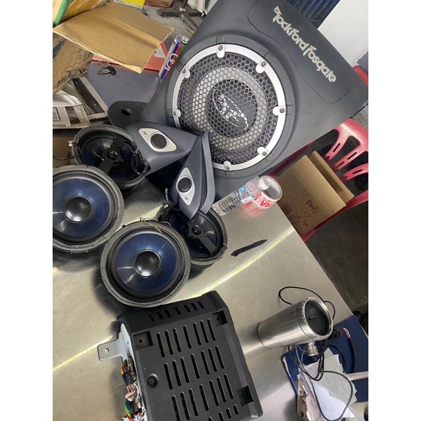 MITSUBISHI OUTLANDER MK2 ROCKFORD FOSGATE SUB WOOFER SUBWOOFER SPEAKER ...