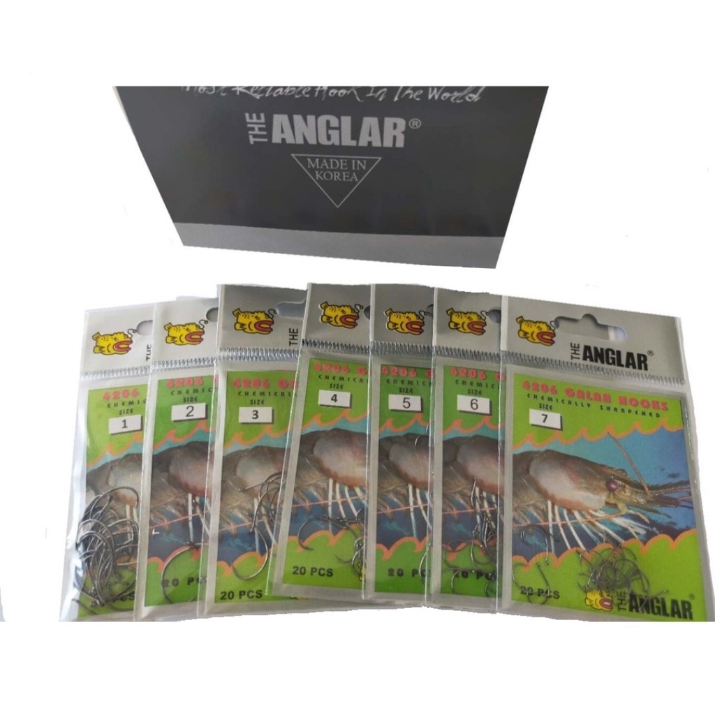 The Anglar Galah Hook Kail Udang Prawn Hook | Shopee Malaysia