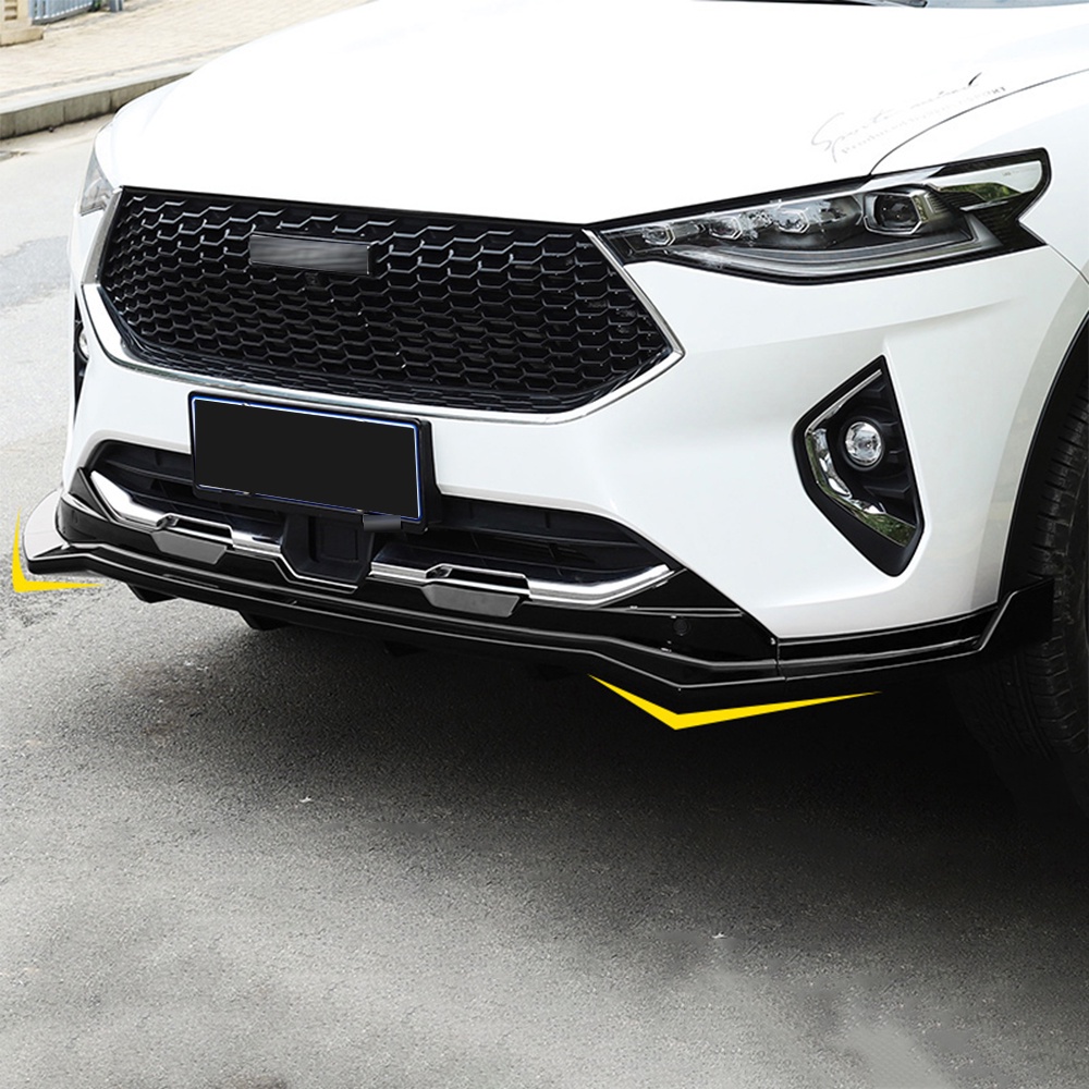 Car Front Bumper Splitter Lip Chin Spoiler Body Kit Diffuser Protector Guard For Haval F7X F7 ...