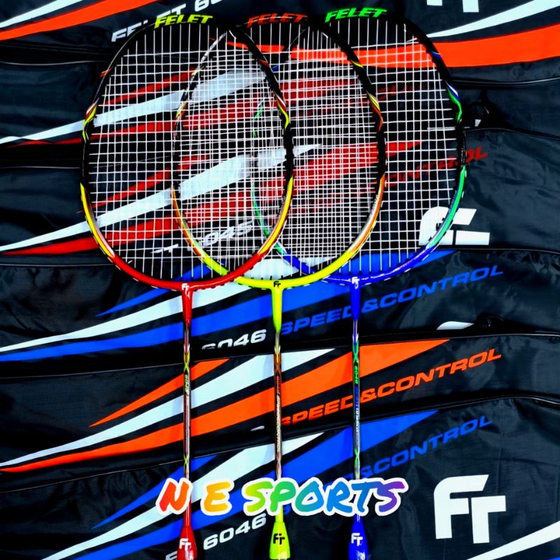 Felet Speed & Control Badminton Racket Aluminium (Free Full Cover Bag ...