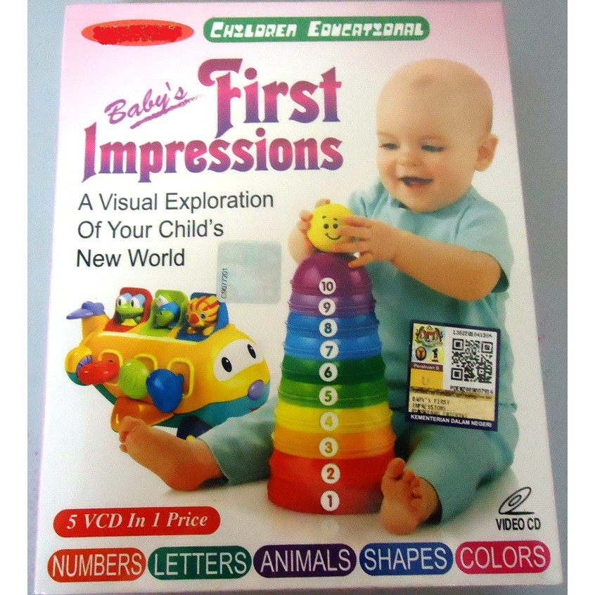 Children Educational Baby´s First Impressions 5VCD | Shopee Malaysia