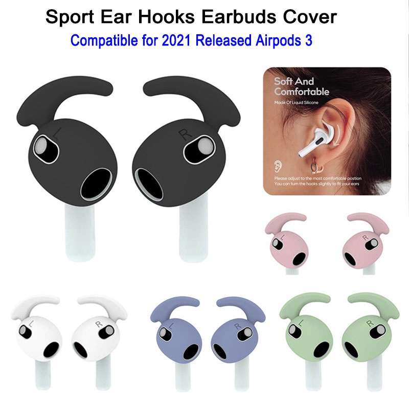 Sport Ear Hooks Earbuds Cover Compatible for 2021 Released Airpods 3 ...