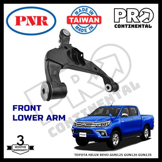 PNR TOYOTA HILUX REVO GUN125 GUN126 GUN135 2015-21 FRONT LOWER CONTROL ...