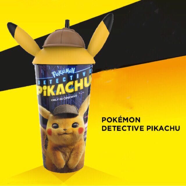 New Pokémon Detective Pikachu Limited Edition Bottle Cup Collection Cup ...