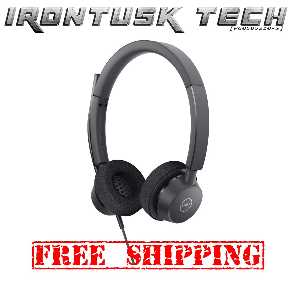ORIGINAL DELL PRO STEREO HEADSET - WH3022 / WH3024 (BRAND NEW WITH FREE ...