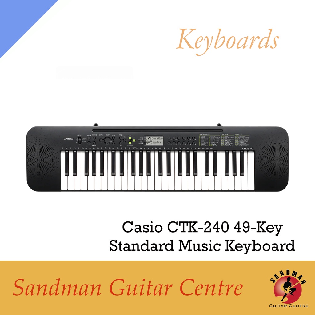 Casio CTK-240 49 Keys Standard Music Keyboard | Shopee Malaysia