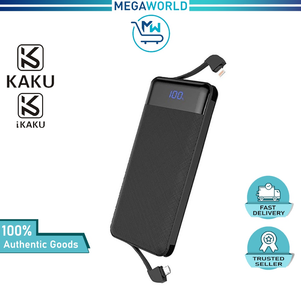 IKAKU KAKU LEIOU Latest LED Digital Display Power Bank Dual Light ...