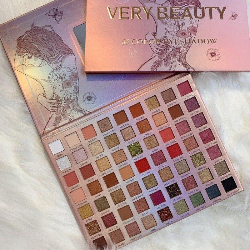 HUDA BABY VERY BEAUTY 63 RICHEST 🎨🎨COLORS EYESHADOW PALETTE🎨🎨 | Shopee ...