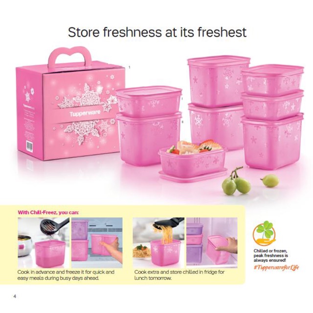 Tupperware Chill Freezer Set (8pcs) | Shopee Malaysia