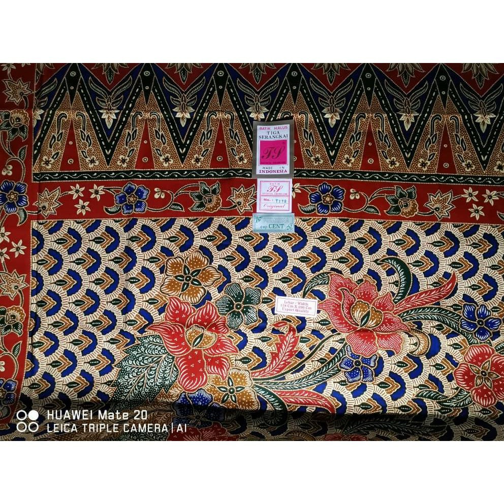 Kain Batik Tiga Serangkai 100% asli Made In Indonesia | Shopee Malaysia
