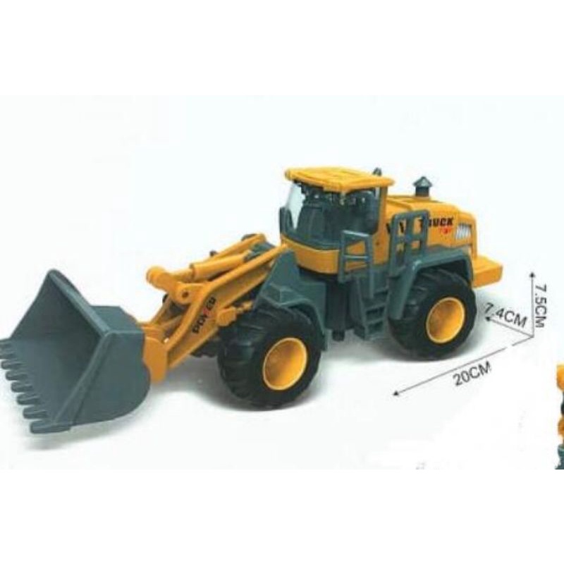 Construction Toy Vehicle Excavator Toys Crane Bulldozer Bajak Truck JCB ...