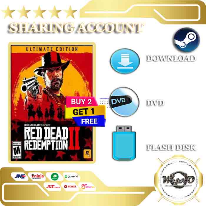 Red DEAD REDEMPTION 2 ULTIMATE WITH ALL DLC - PC GAME ORIGINAL | Shopee ...