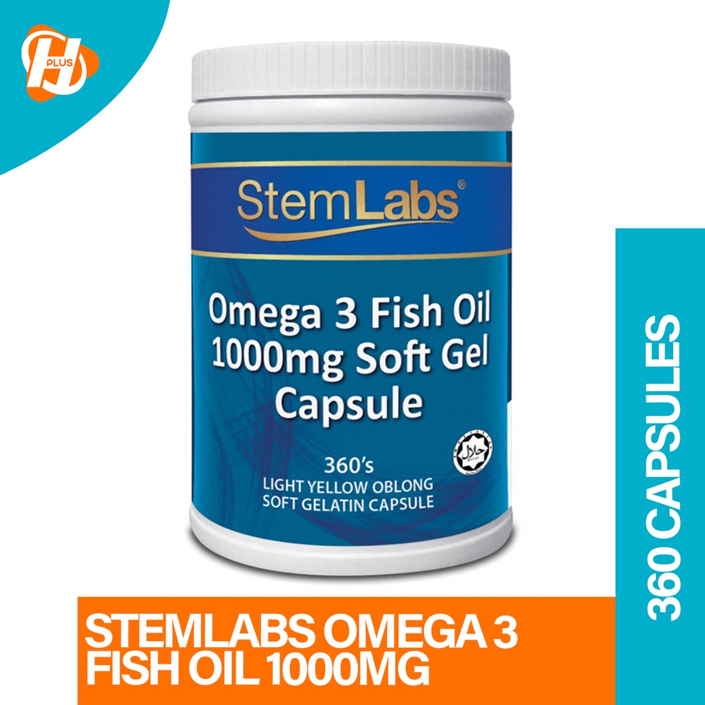 STEMLABS OMEGA 3 FISH OIL 1000mg (360's) | Shopee Malaysia