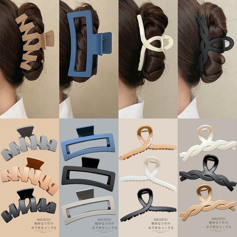 2/3/4 Pcs/Set Korean Temperament Hair Clip Square Clip Simple Hair Pin ...