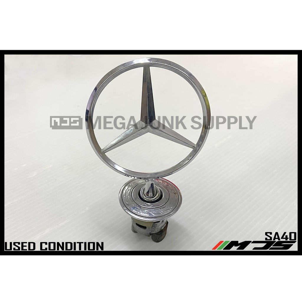 (USED) Mercedez Benz E-class Original JDM Front Standing Star Hood ...