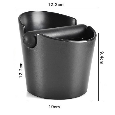 Coffee Grind Knock Box And Espresso Dump Bin Black Powder Residue Trash ...