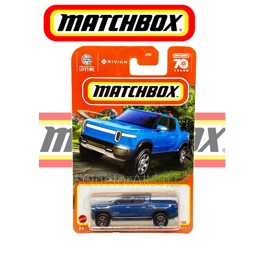 MBX Matchbox RIVIAN R1T Indigo Blue Electric Pickup Truck 70 th 64 ...