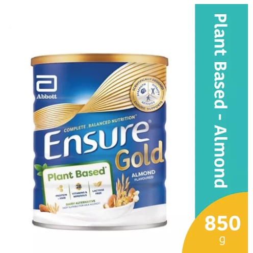 ABBOTT Ensure Gold Plant Based Almond [850g] | Shopee Malaysia