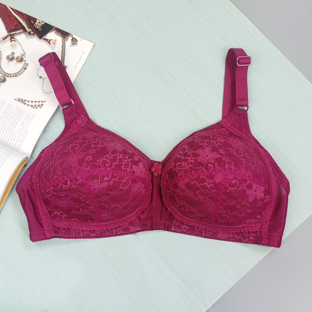 Plus Size Bra Cup C/D #36~#50 Lingerie Nipis Span / Baju Dalam Wanita ...