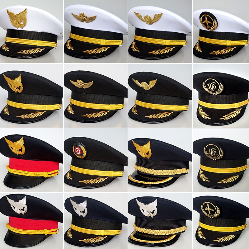 [New Arrival Ready Stock] Airplane Cap Big Brim Hat Air Pilot Civil ...