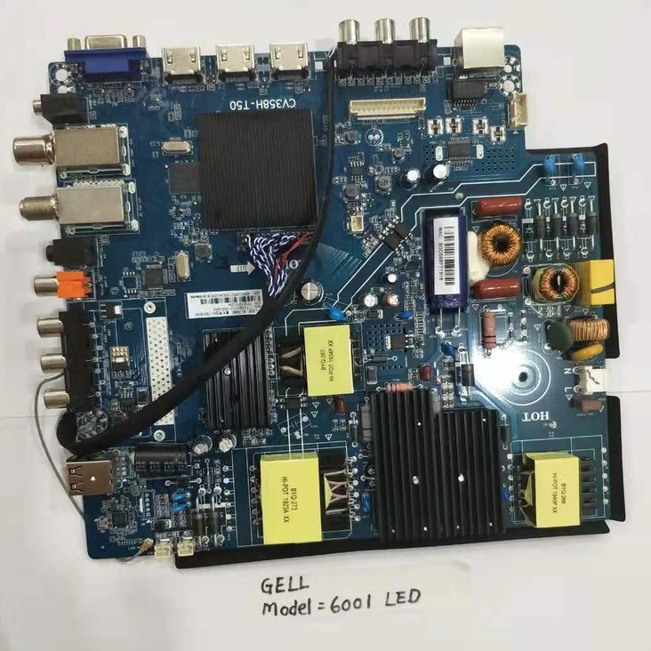 GELL LED TV 6001 LED Power Main Board CV358H-T50 Tcon Board V500HJ1-CE6 Ready Stock | Shopee ...
