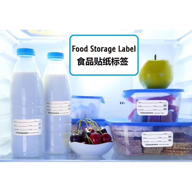 Food Storage Label / Kitchen Content Seal Sticker / Date Seal Labelling ...