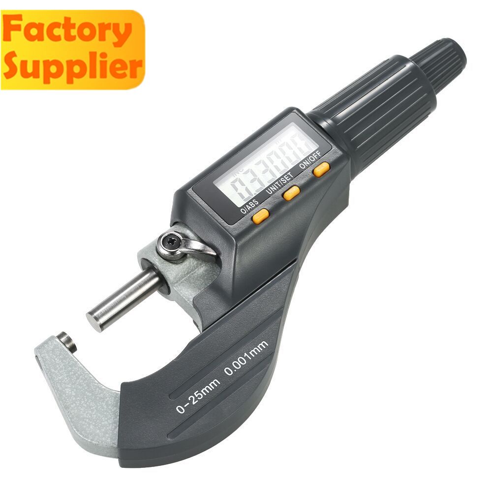 0-25mm 0.01/0.00Imm Gauge Digital Display Micrometer Thickness Gauge ...